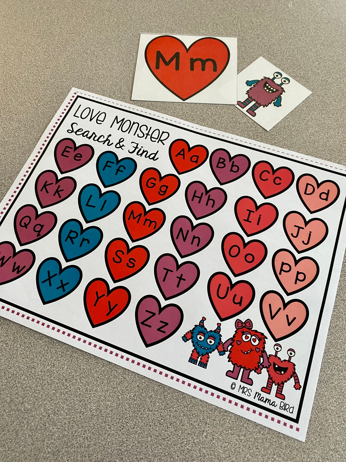 Valentine’s Day Monster Activities for Preschool *FREE Printable* – Mrs ...