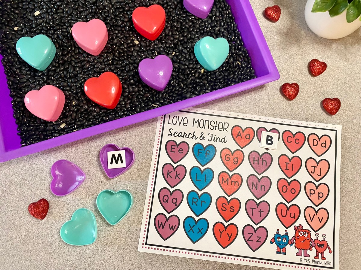 Valentine’s Day Monster Activities for Preschool *FREE Printable* – Mrs ...